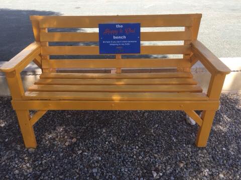 Time to talk: “Happy To Chat” bench back in Campoverde Church