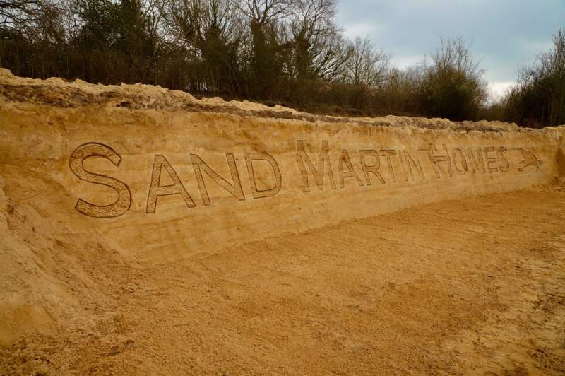 400 tonne giant sandcastle built to bring sand martins back to nature ...