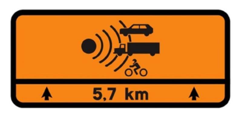 Explaining The New Orange DGT Warning Signs On The Roads