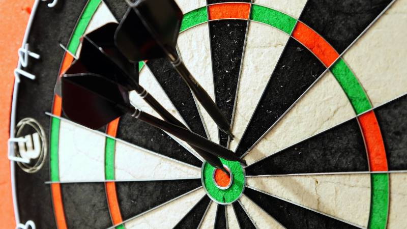 On the oche for the 47th Torremolinos Open Darts Festival