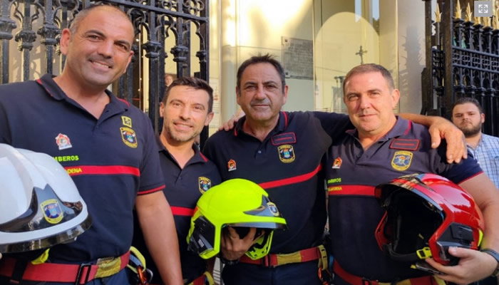 Benalmadena Fire Brigade Brotherhood La Paloma badge Madrid