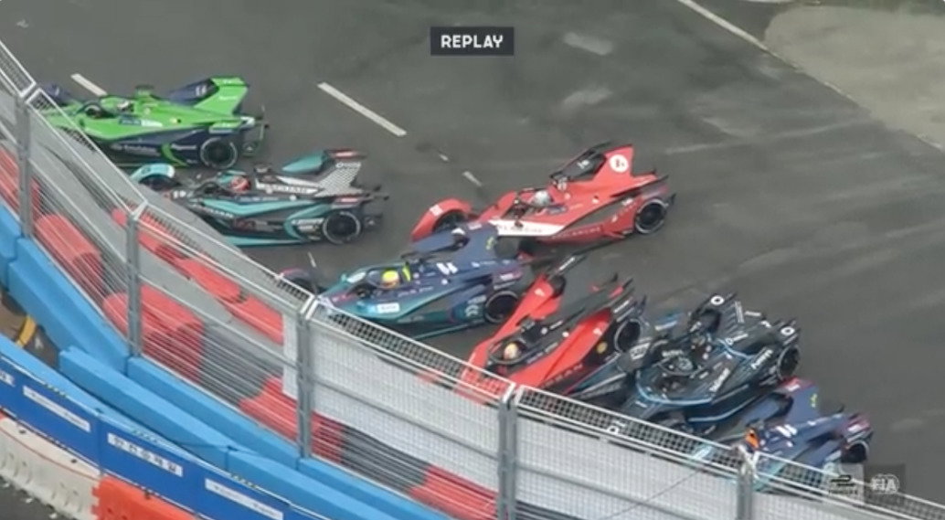 WATCH: Halo praised following Formula E crash dubbed ‘terrible parking ...