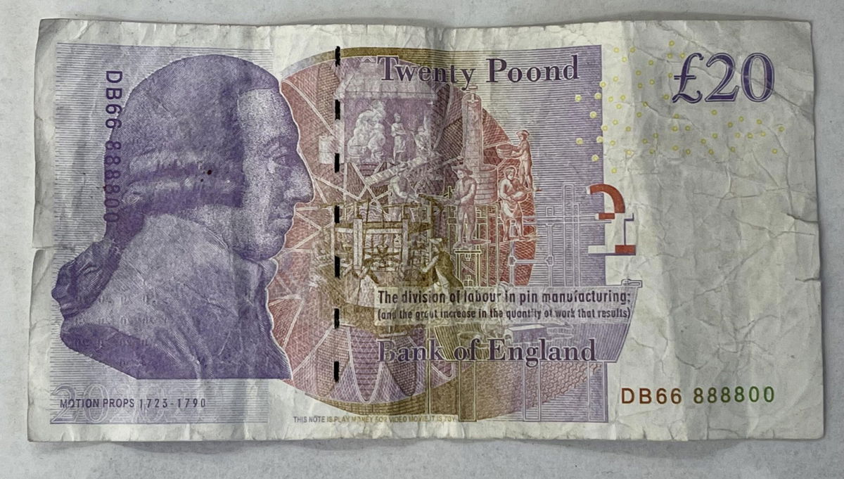 Conman from Newcastle caught with ‘Twenty POOND’ fake notes