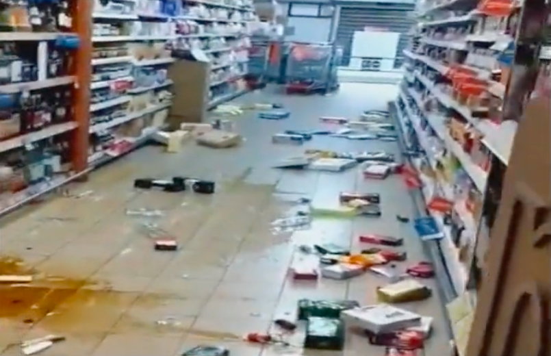 Italy rocked by strong earthquake as supermarket aisles ‘destroyed’