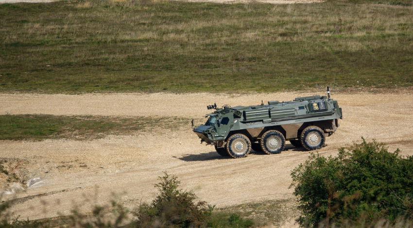 Finland-donated Sisu XA-185 amphibious APC captured by Russian soldiers ...