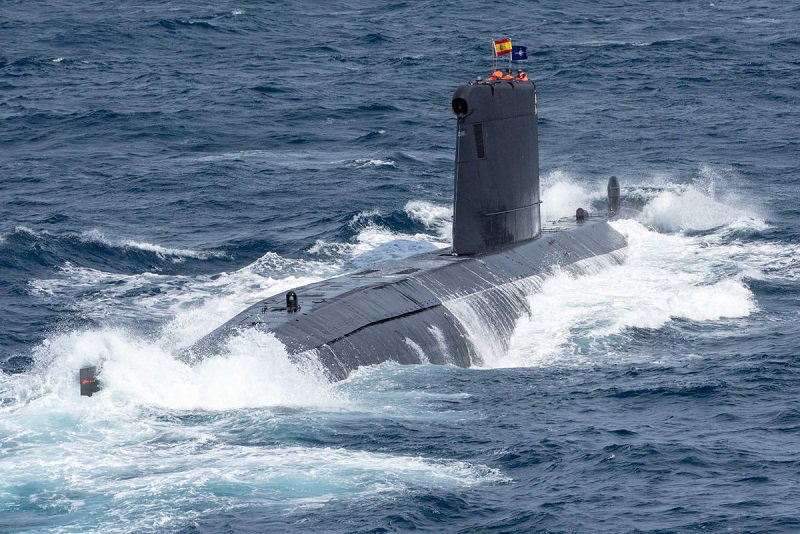 Spanish Navy submarine, Galerna (S-71), celebrates its 40th anniversary ...