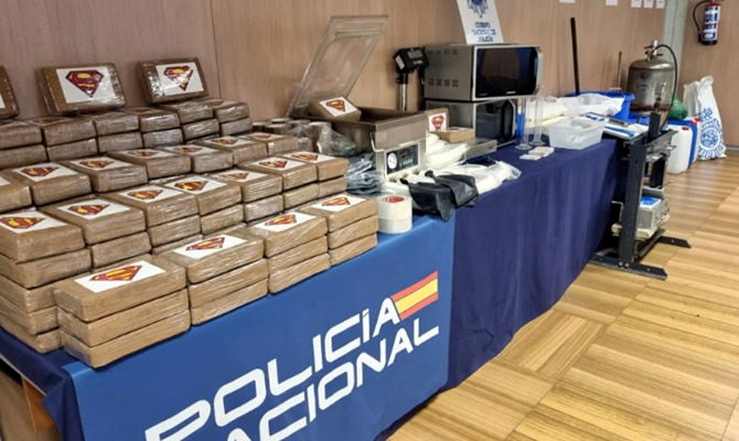 Europe’s largest-ever cocaine laboratory Pontevedra, Galicia
