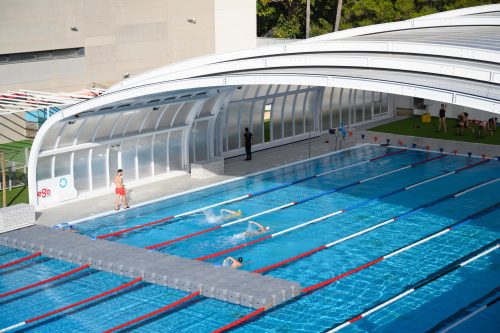 New retractable cover for the Ego outdoor pool will allow year-round ...