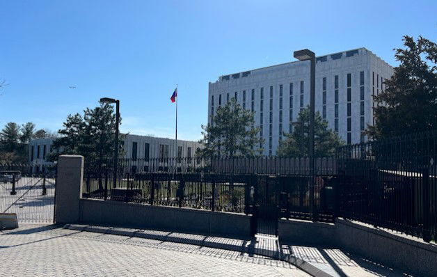 Bomb squad deployed Russian Embassy Washington