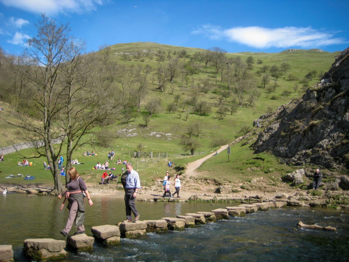 Brawl with sticks broke out at the popular family spot, Dovedale ...