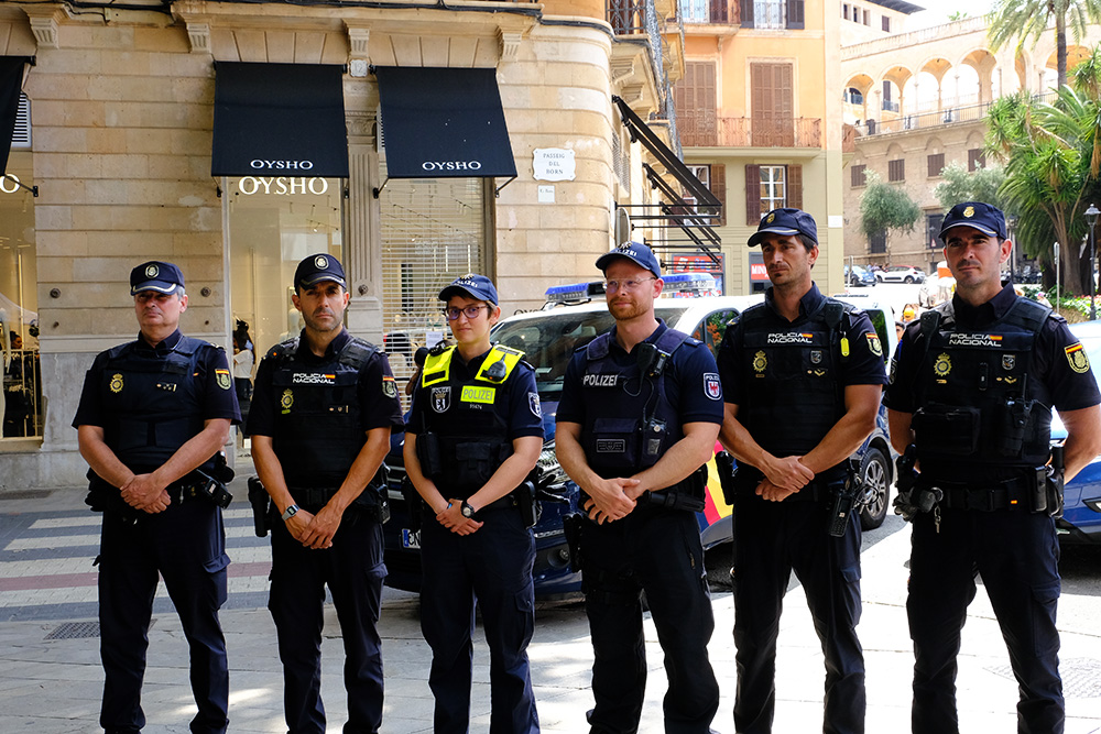 German police on the beat in Playa de Palma « Euro Weekly News