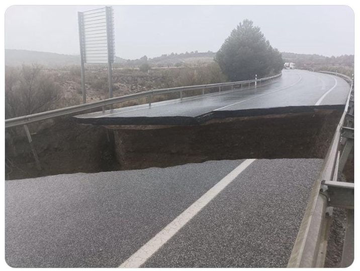 Vital A-334 Road reopens after DANA flood damage « Euro Weekly News