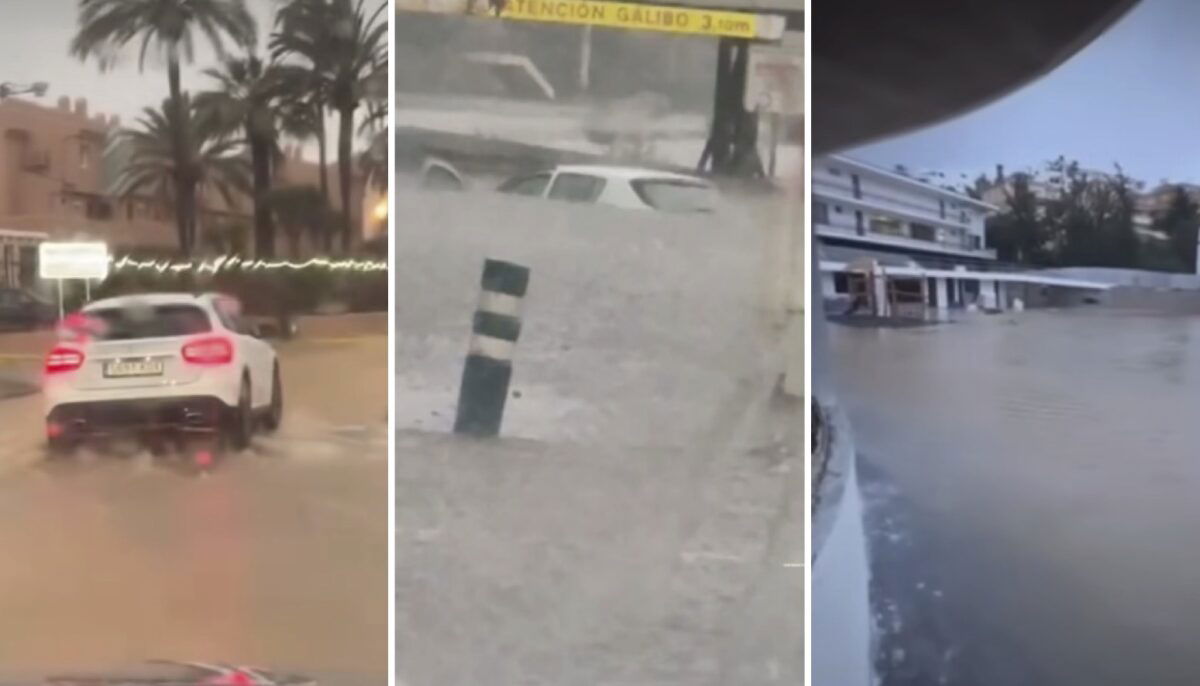 Weather chaos Malaga province brings flooding « Euro Weekly News