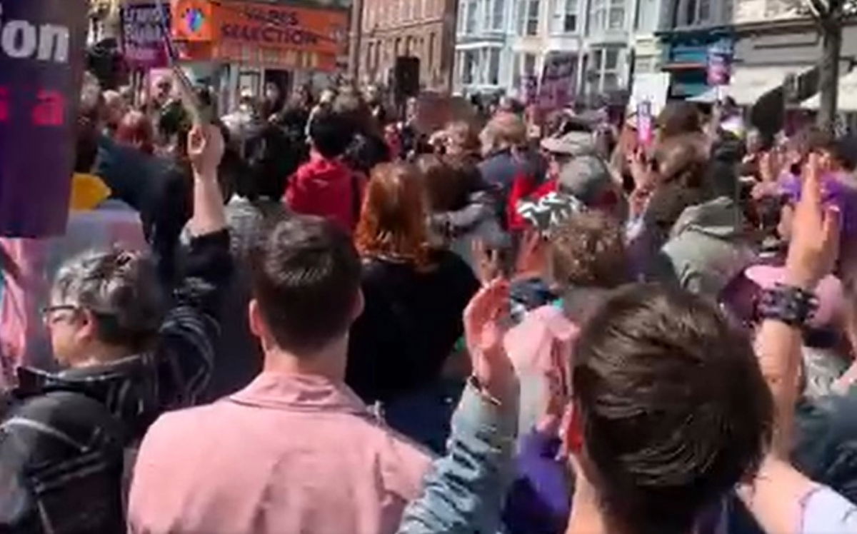 Trans rights protest to Supreme Court Ruling « Euro Weekly News