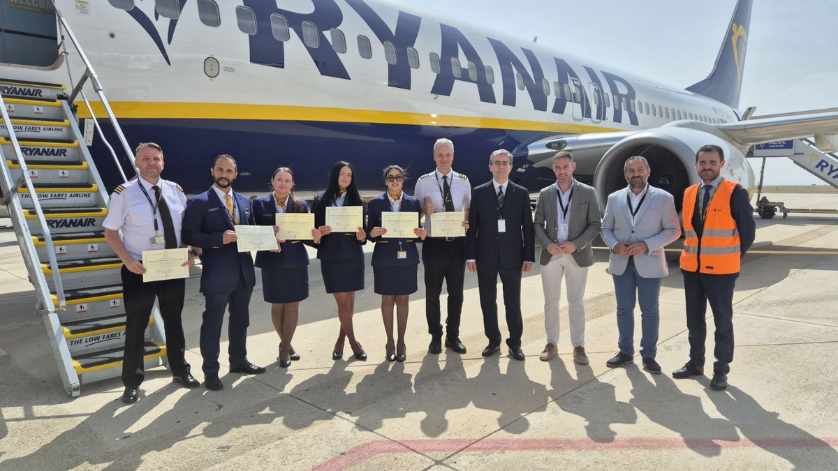Special welcome for Ryanair :1200th flight into Murcia « Euro Weekly News