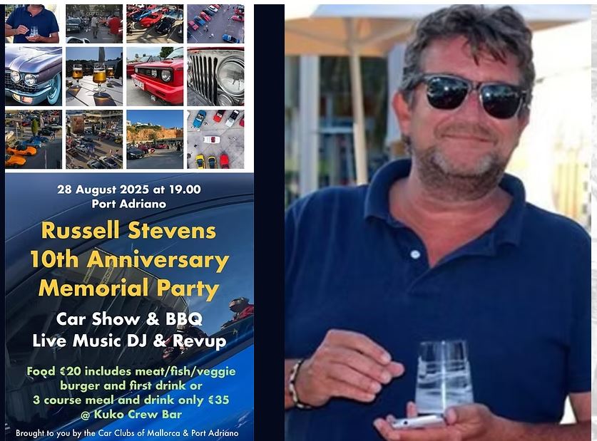 Russell Stevens 10th Memorial Party « Euro Weekly News