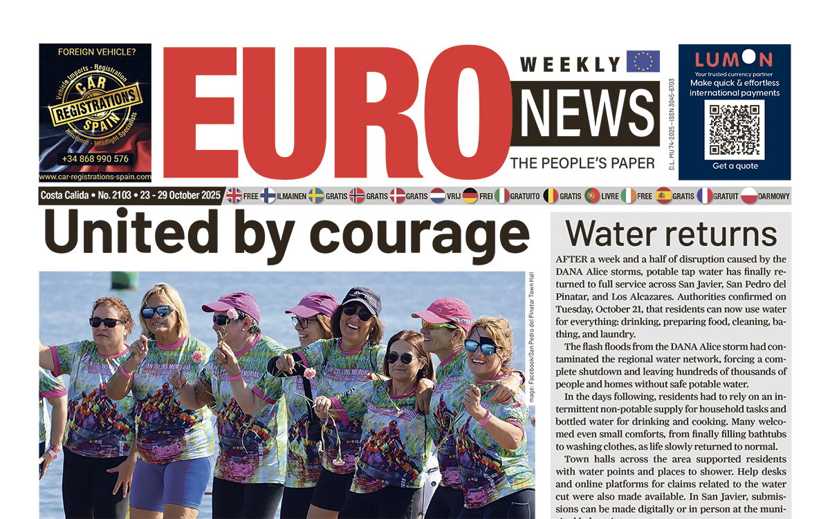 Costa Calida newspaper 23 - 29 Oct 2025 « Euro Weekly News