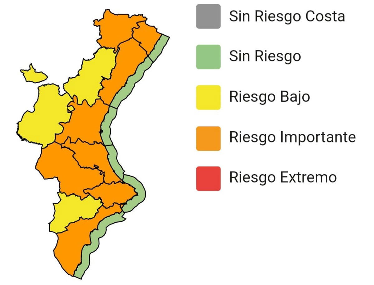 Valencia on alert as torrential rain hits « Euro Weekly News